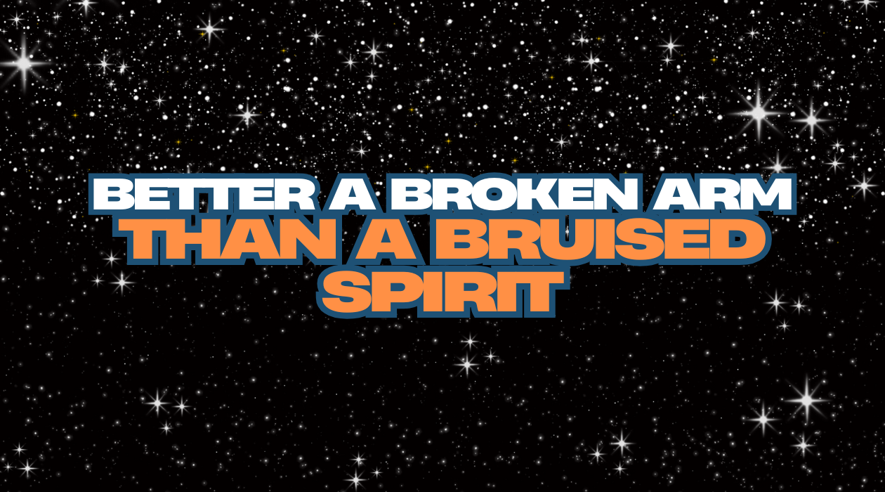 inspirational Quote of The Day - Broken Arm